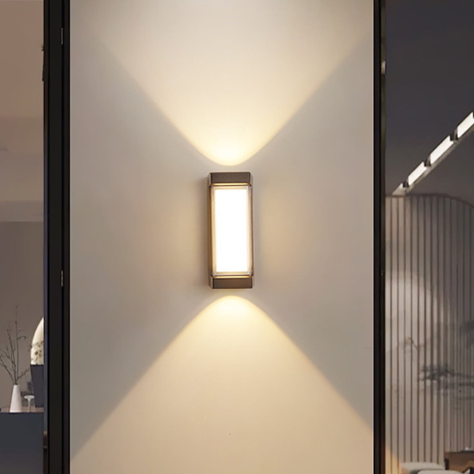 COM1950s Porch Lights Outdoor &Outdoor Wall Lantern,Exterior Waterproof ...