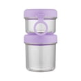 COM1950s Portable Breakfast Cup, Leakproof Cereal Container, Oats ...