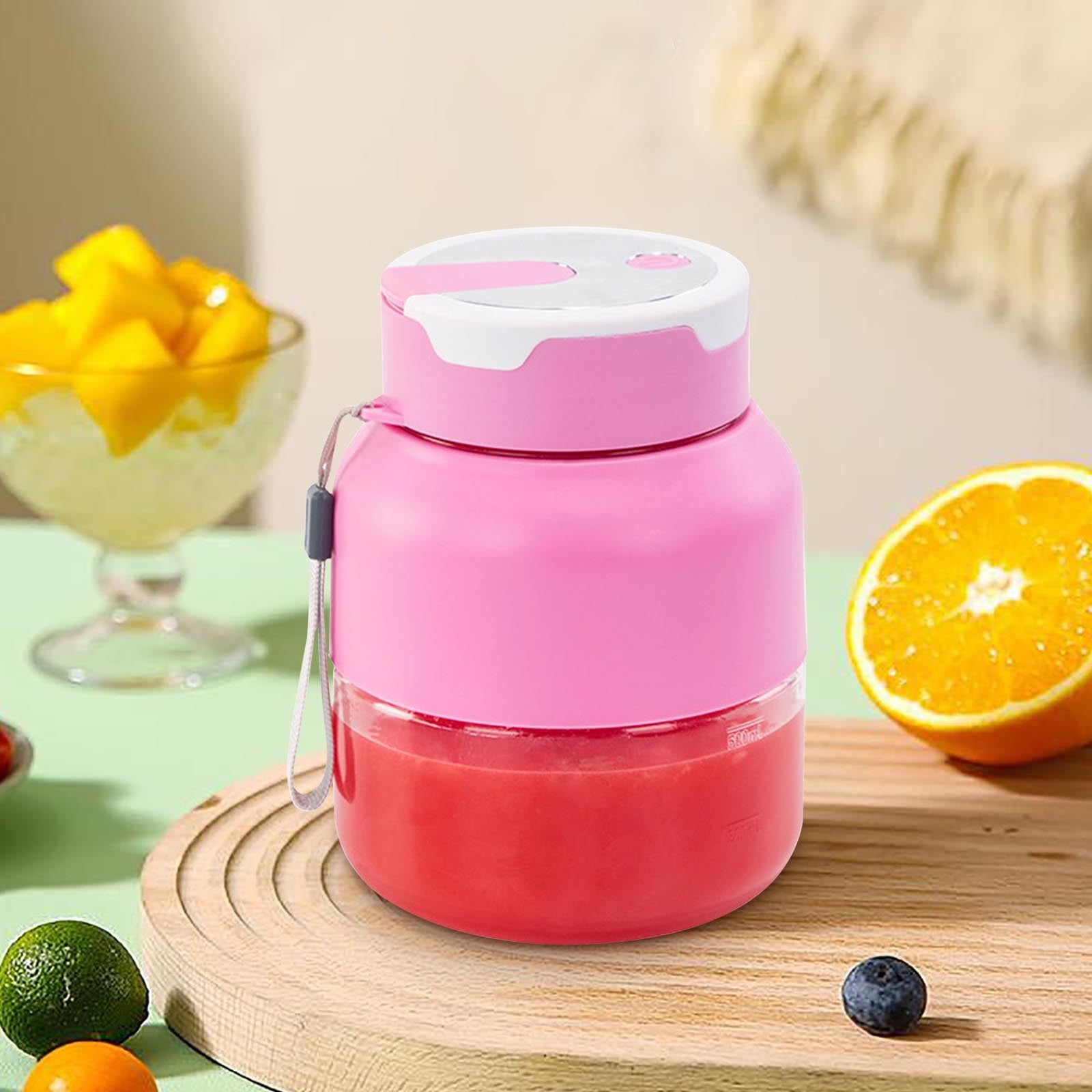 COM1950s Portable Juicer Cup,Mini Personal Blender with Rechargeable ...