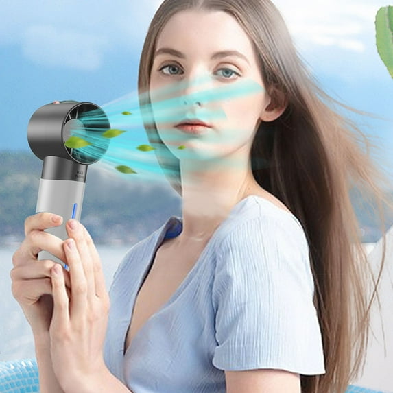 COM1950s Portable Mist Fan,Handheld Cooling Fan with Spray Technology,5 ...