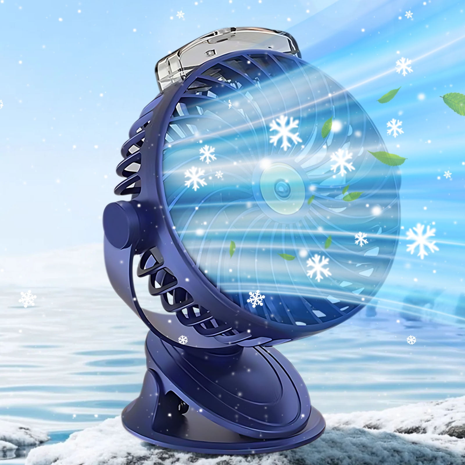 COM1950s Protable Clip Fan Usb Mini Fan Table Fan 5-Speed Wind ...