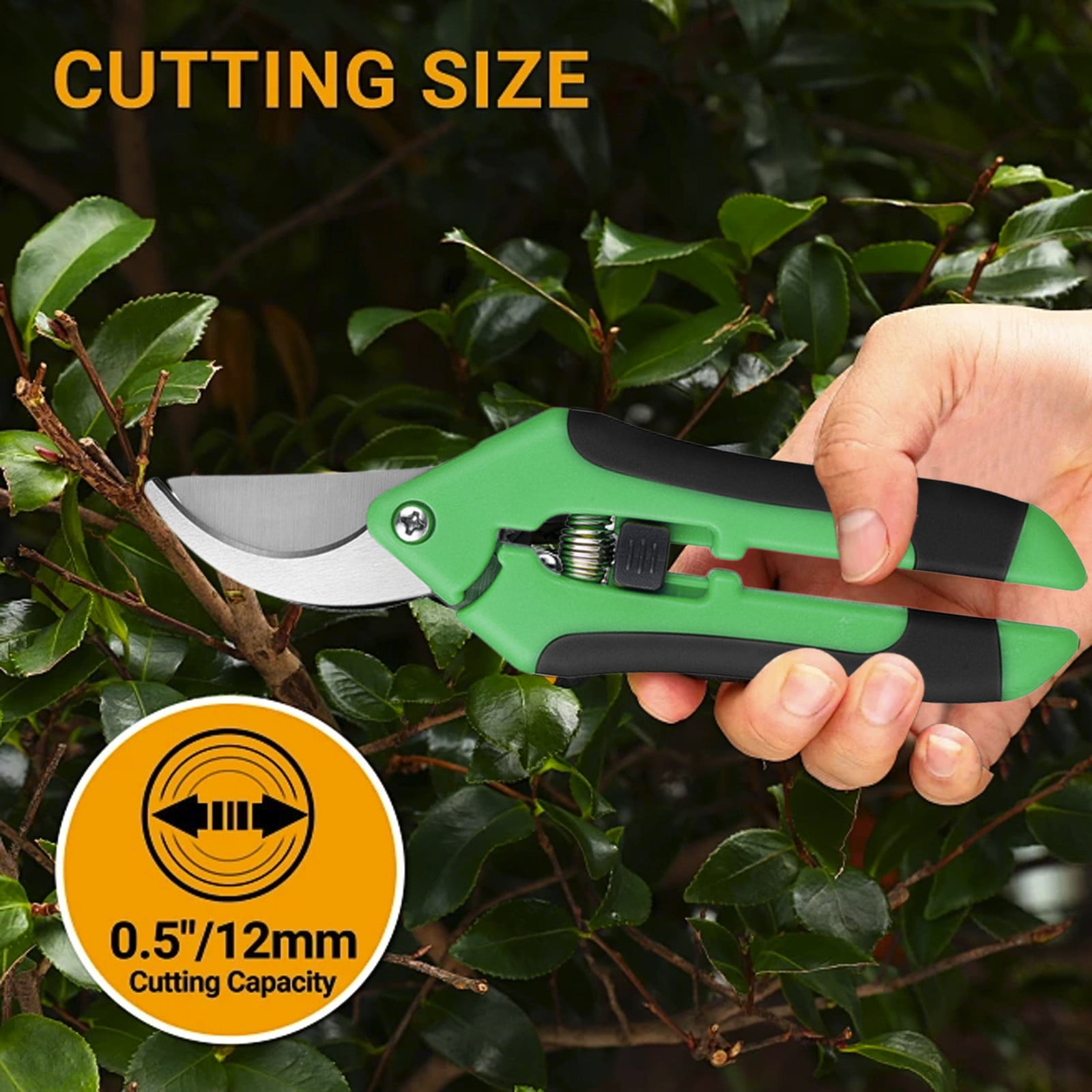 COM1950s Pruning Shears for Gardening,Garden Pruning Shears Stainless ...
