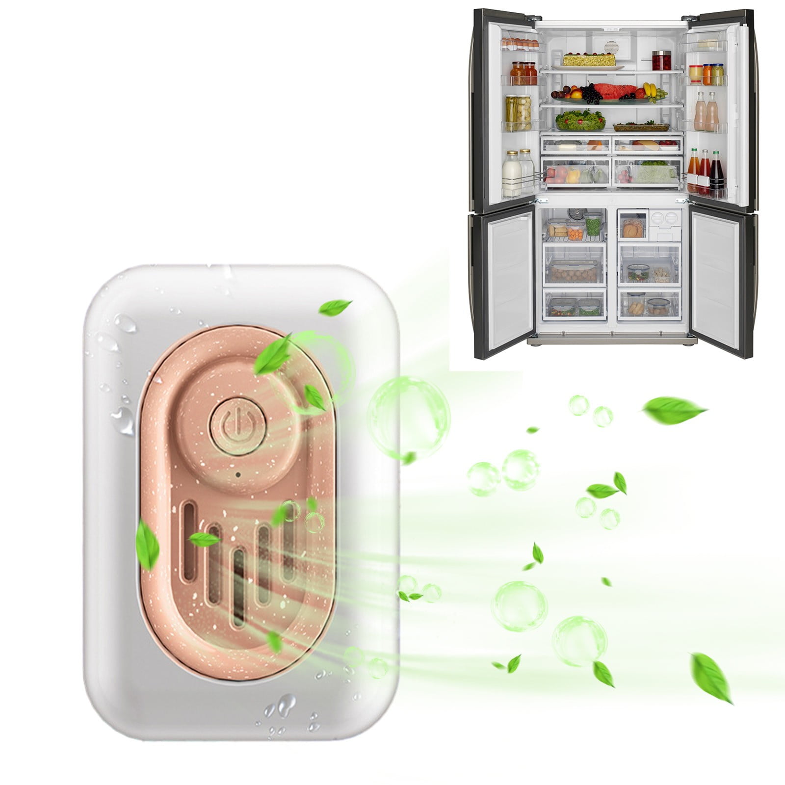 COM1950s Refrigerator Deodorizer Reusable for Years, Mini Usb ...