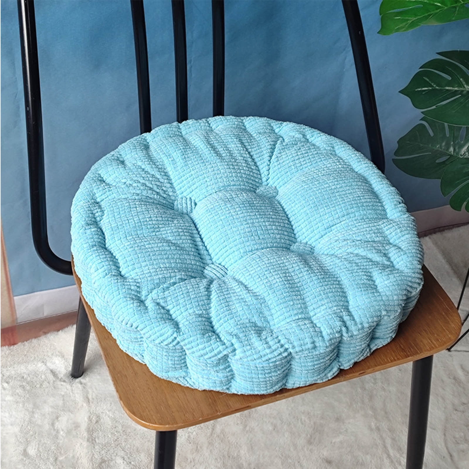 COM1950s Round Floor Cushion,Corn Kernel Thick Pad for Chair,Handmade ...