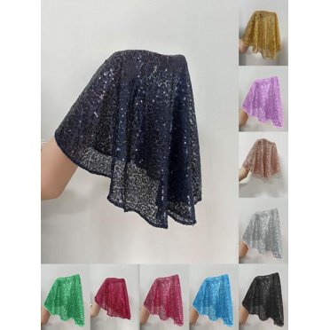 Lann's Linens 90" x 132" Black Sequin Tablecloth, Stain & Wrinkle ...