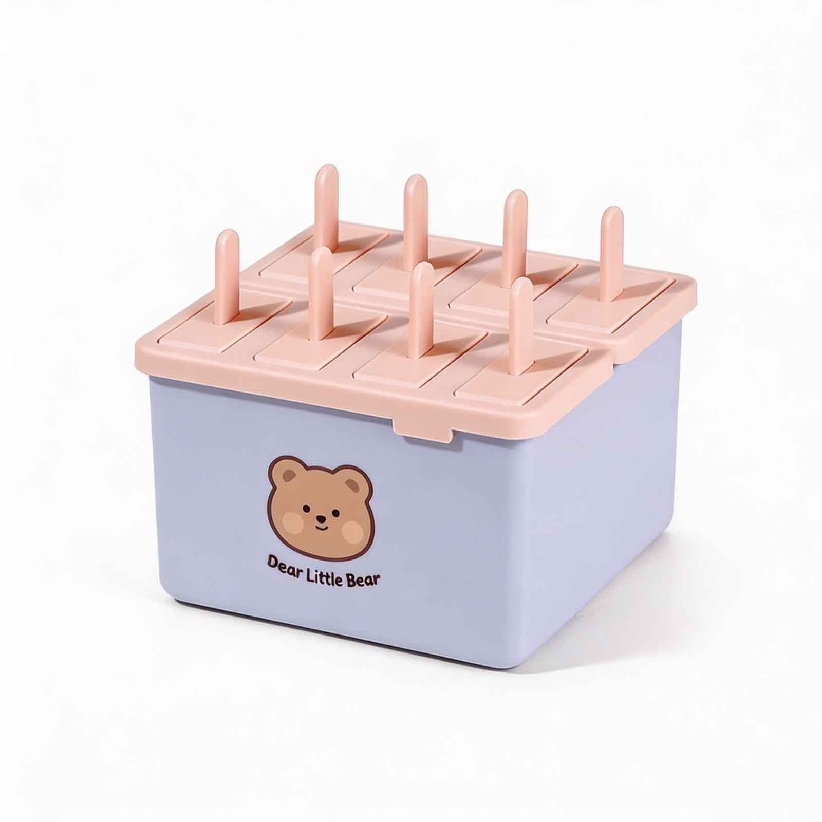 COM1950s Silicone Frozen Treat Mold, 8-Cavity Food Grade Ice Treat ...