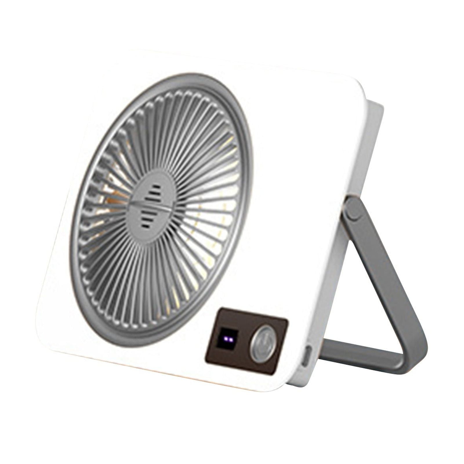 COM1950s Small Fans Portable,Plug in Light,2025 Digital Desktop Small ...