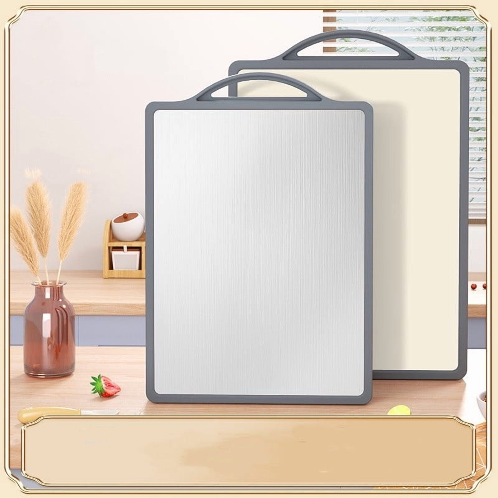 COM1950s Smart Cutting Board with Removable Containers,Non-Slip Kitchen ...