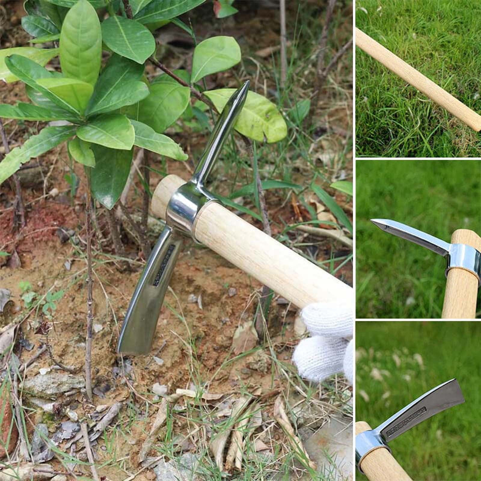 COM1950s Stainless Steel Double-Headed Pickaxe Stainless Steel Ice Axe ...