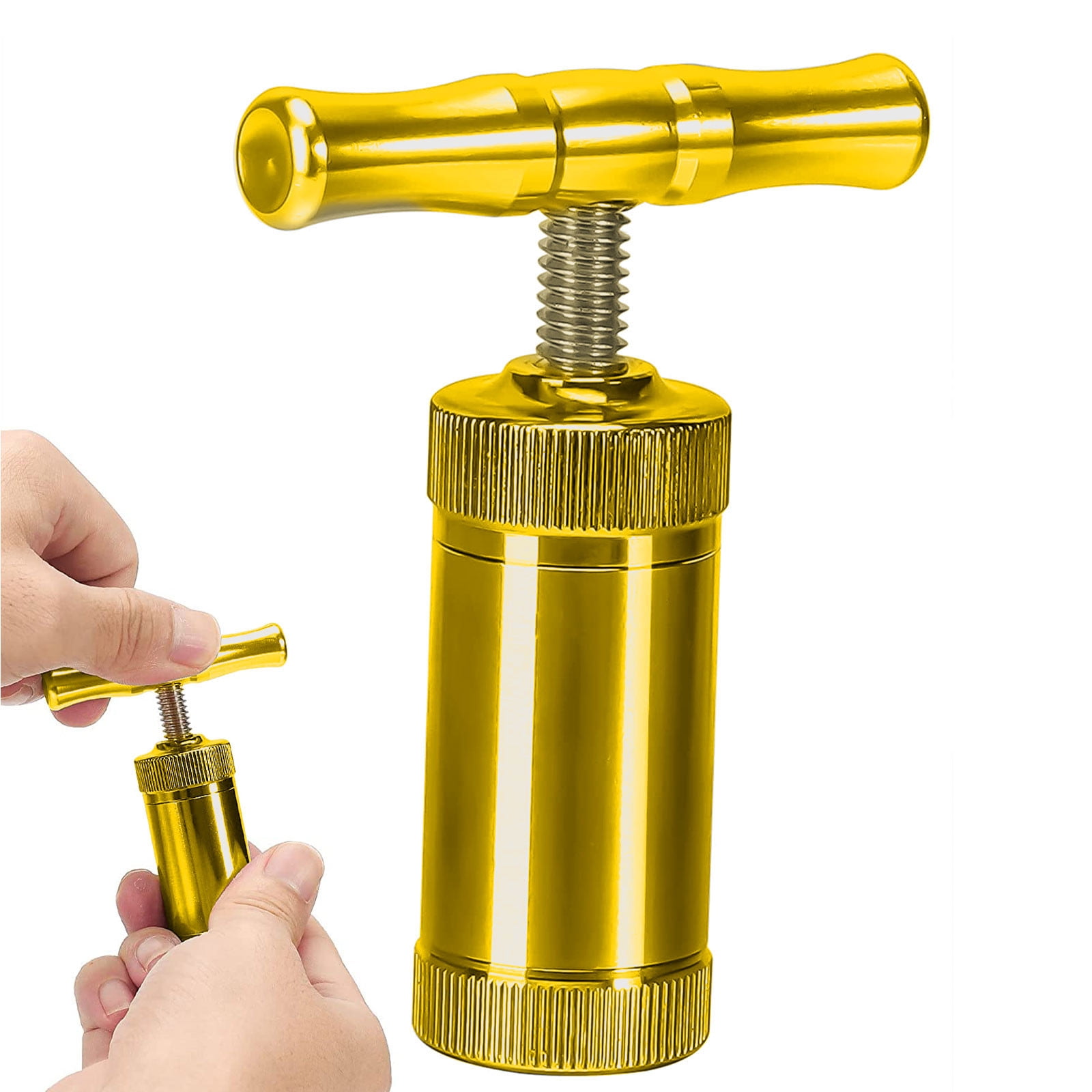 COM1950s T Shaped Offee Grinder Lid(Pill Crusher,Spice Grinder,Herb ...