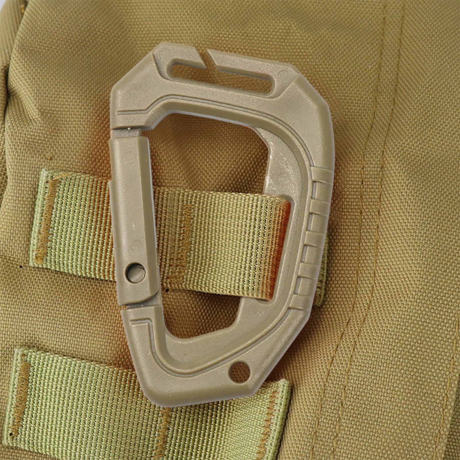 COM1950s Tactical D-Ring Carabiner Clip,Locking Outdoor Gear Clip for ...