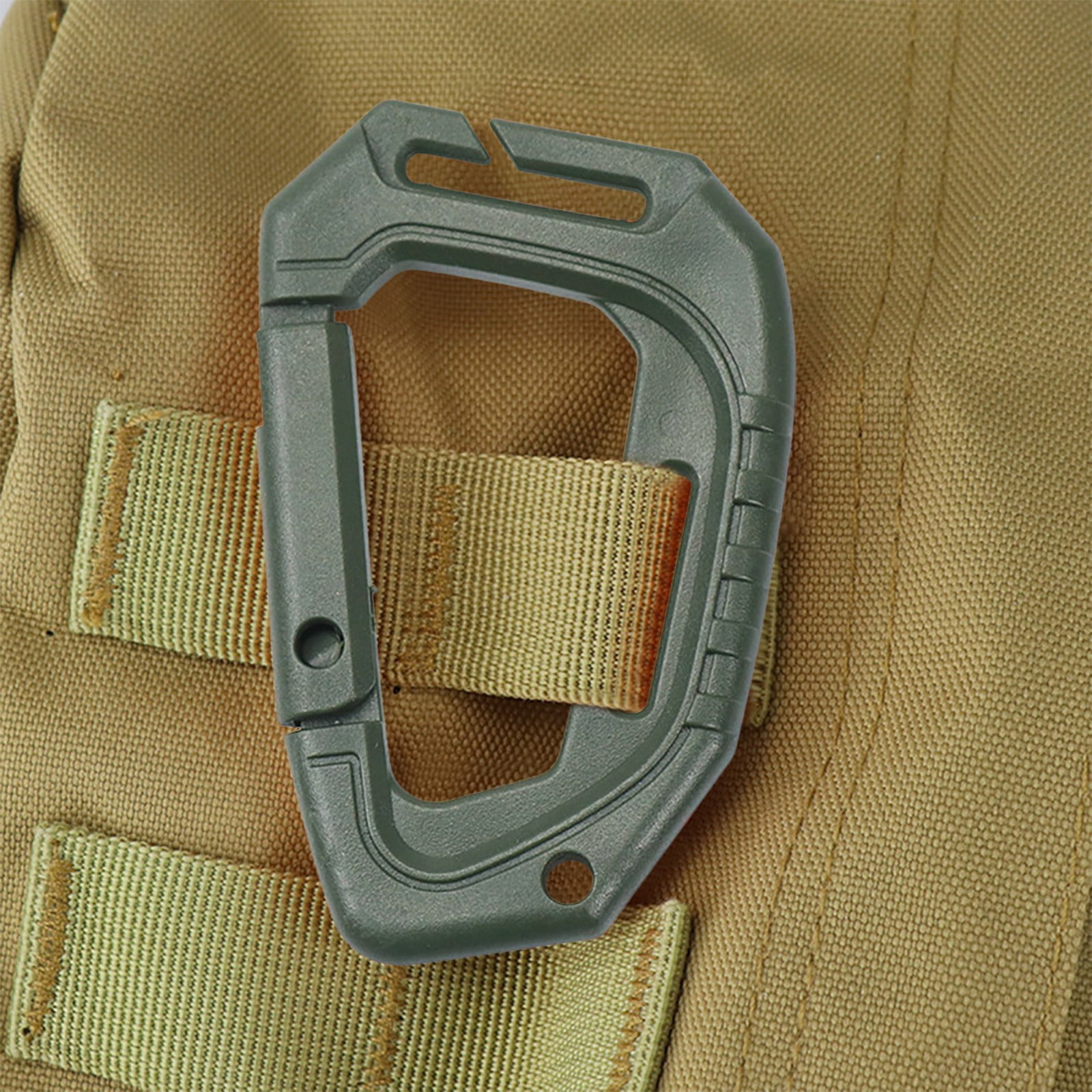 COM1950s Tactical D-Ring Carabiner Clip,Locking Outdoor Gear Clip for ...