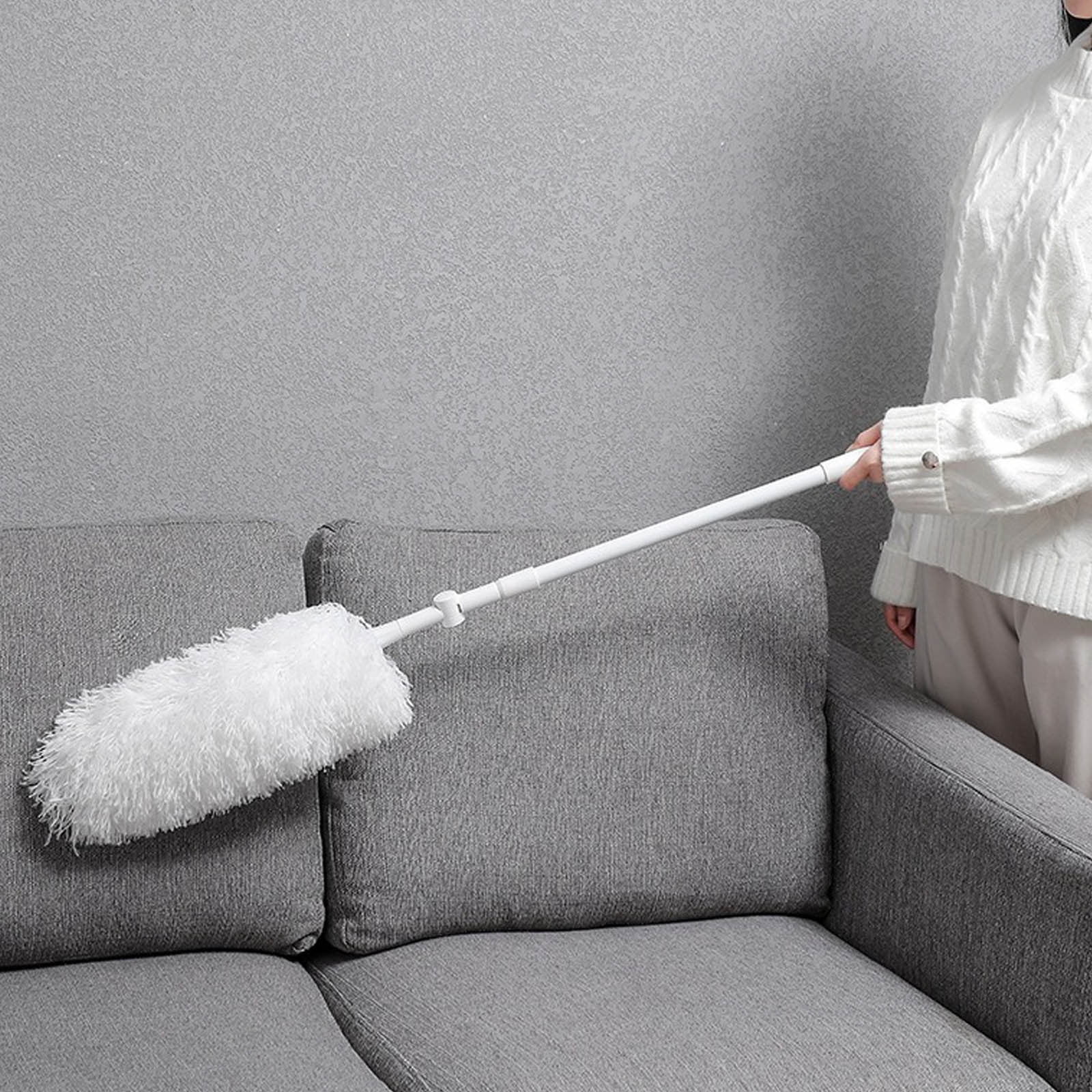 COM1950s Telescopic Duster,Microfiber Extendable Cleaning Tool ...