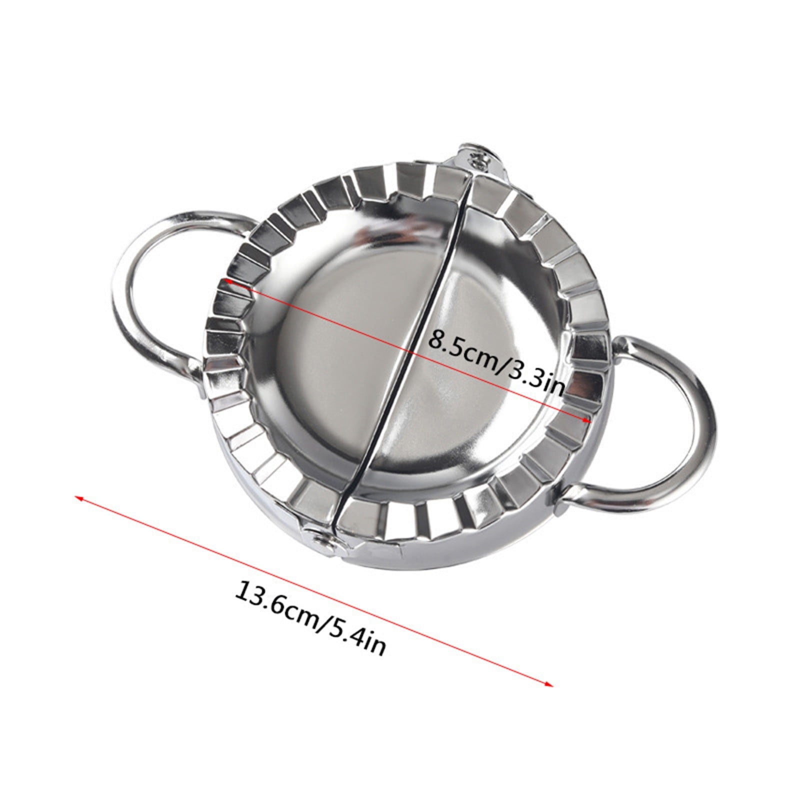 COM1950s Tools Stainless Steel Dumpling Maker Wraper Dough Cutter ...
