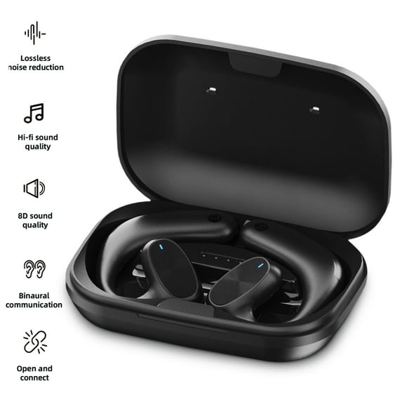 COM1950s True Wireless Open Ear Headphones,Bluetooth 5.0 Sports Earbuds ...