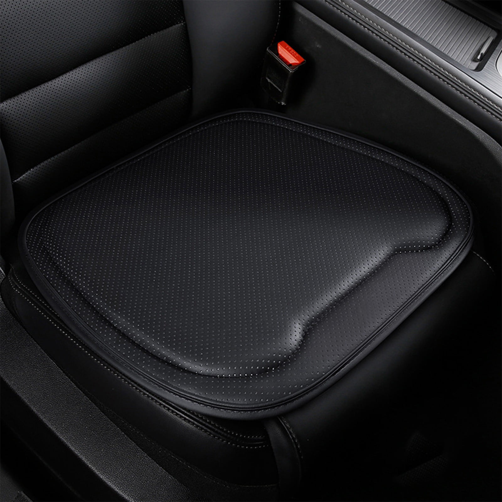 COM1950s Ventilated Drivers Seat Cushion,Pu Leather Thin Pad,18X18 Inch ...