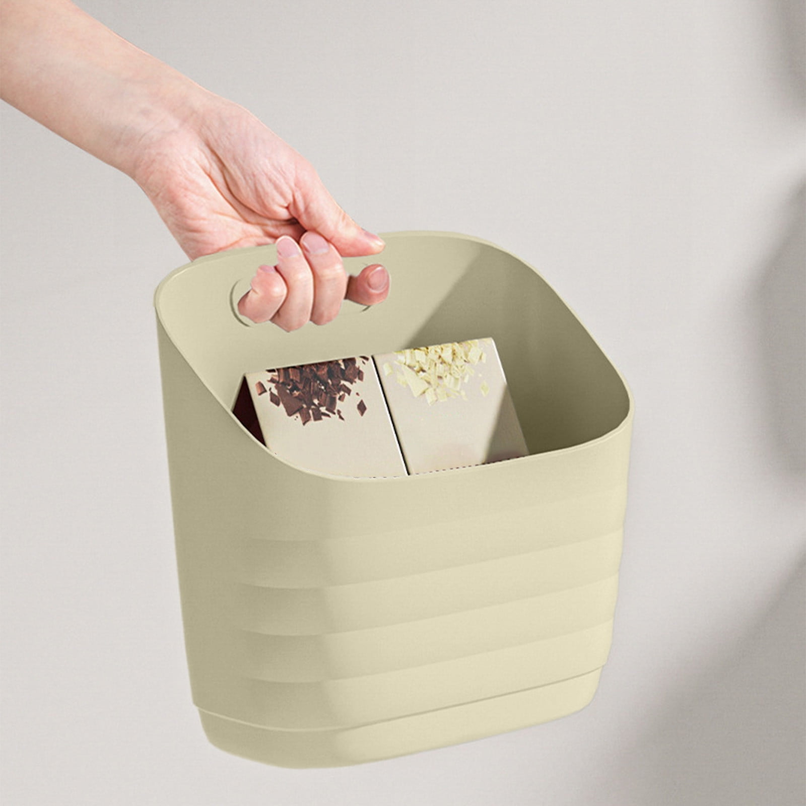 COM1950s Wall Mounted Storage Basket,No Drilling Required Stackable ...