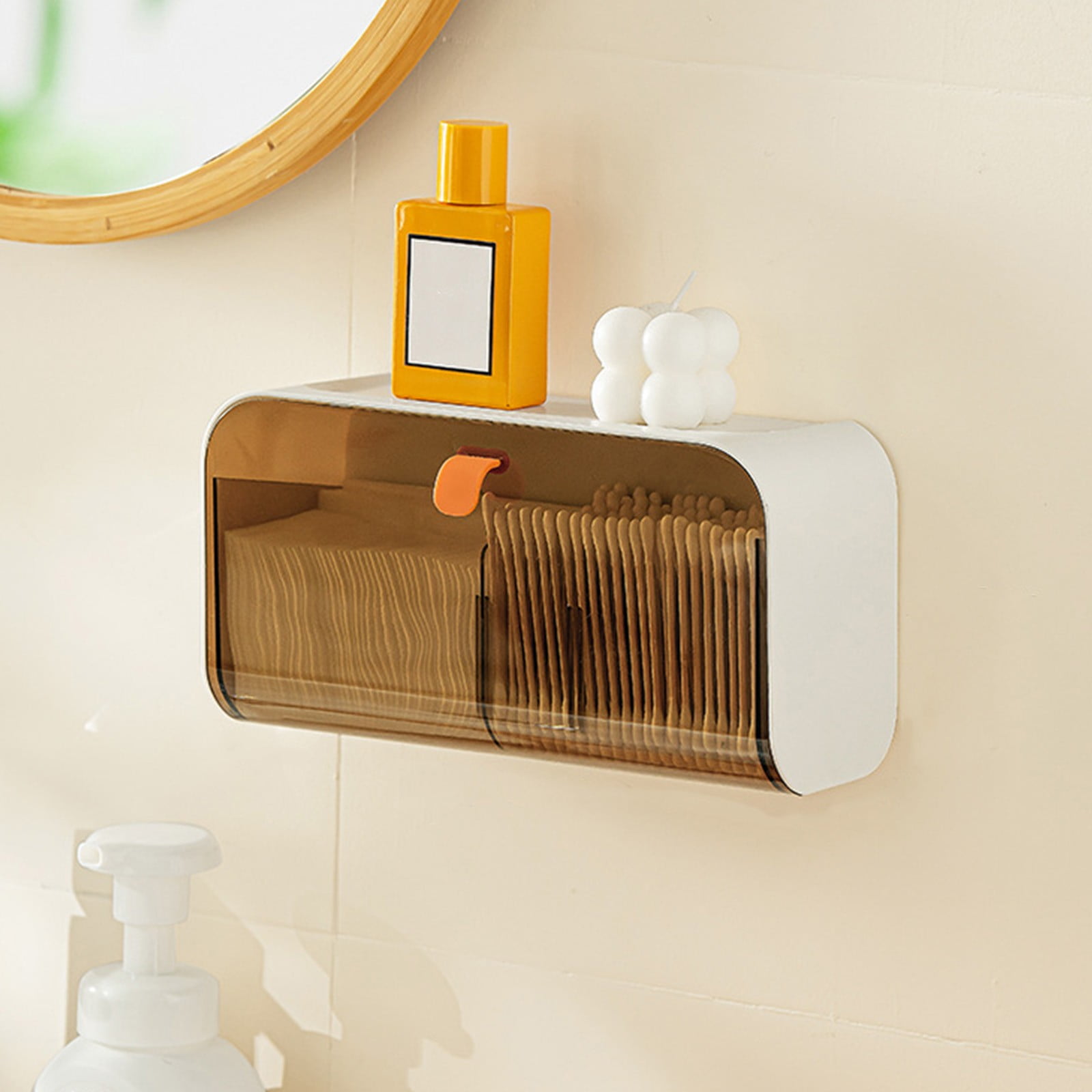 COM1950s Wall Mounted Storage Box Small Plastic Storage Box Plastic ...