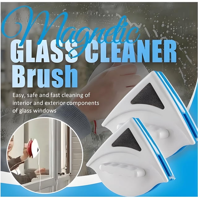 COM1950s Window Cleaning Brush Tool Double Sided Window Cleaning for ...