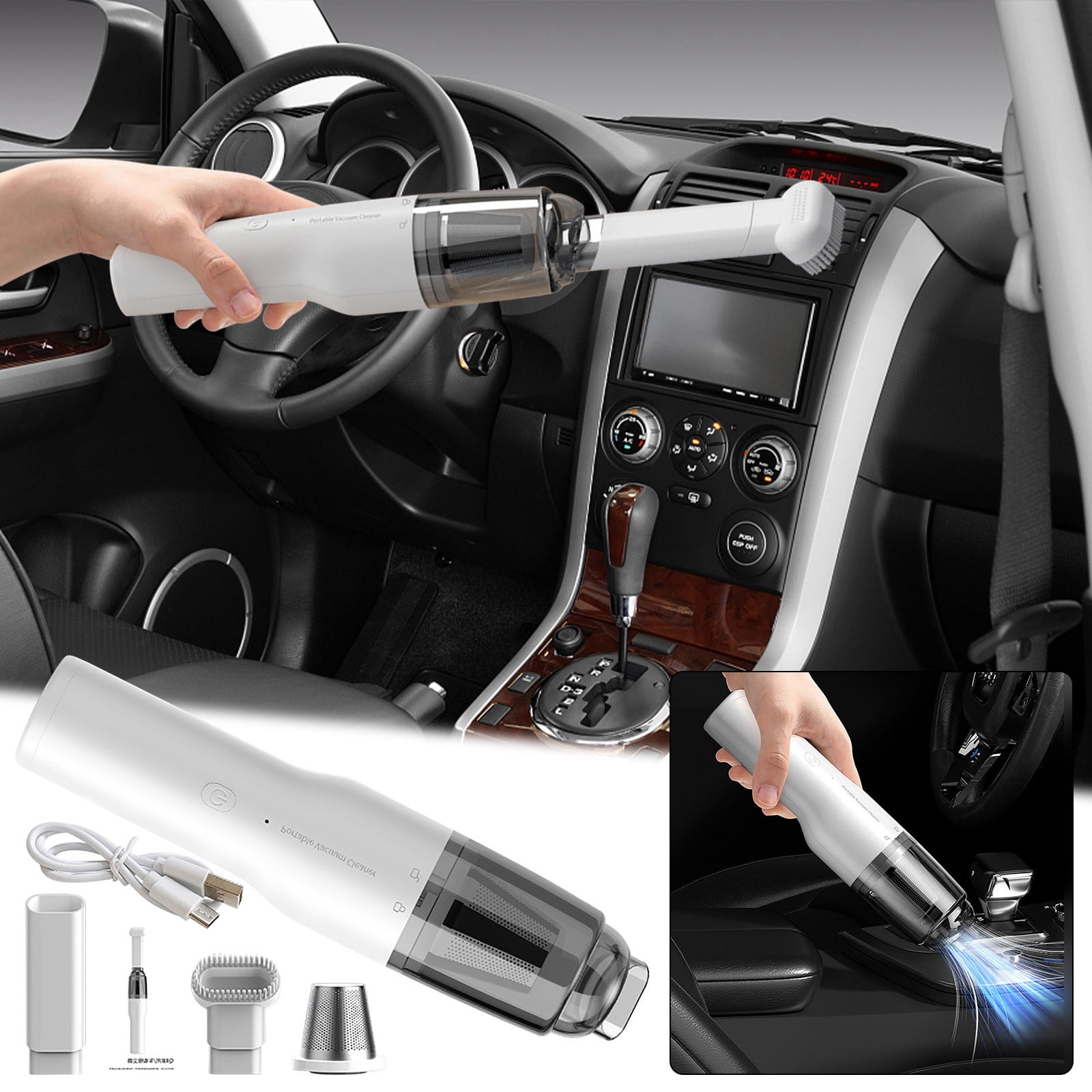 COM1950s Wireless Car Vacuum Cleaner Wireless Car Vacuum Cleaner ...