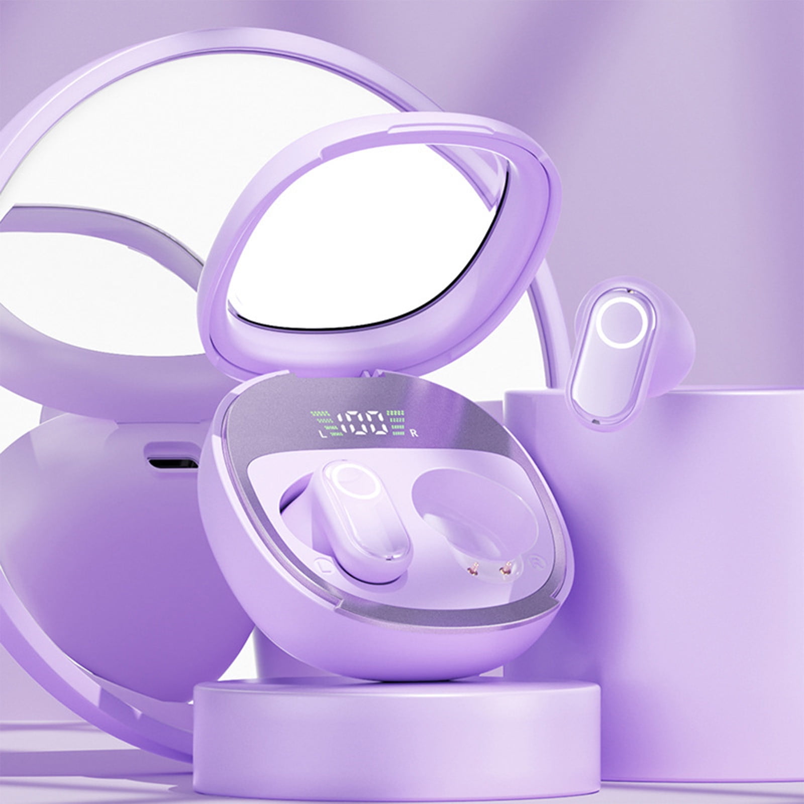 COM1950s Wireless Earbuds Bluetooth 5.4 Headphones Sport,2025 Wireless ...