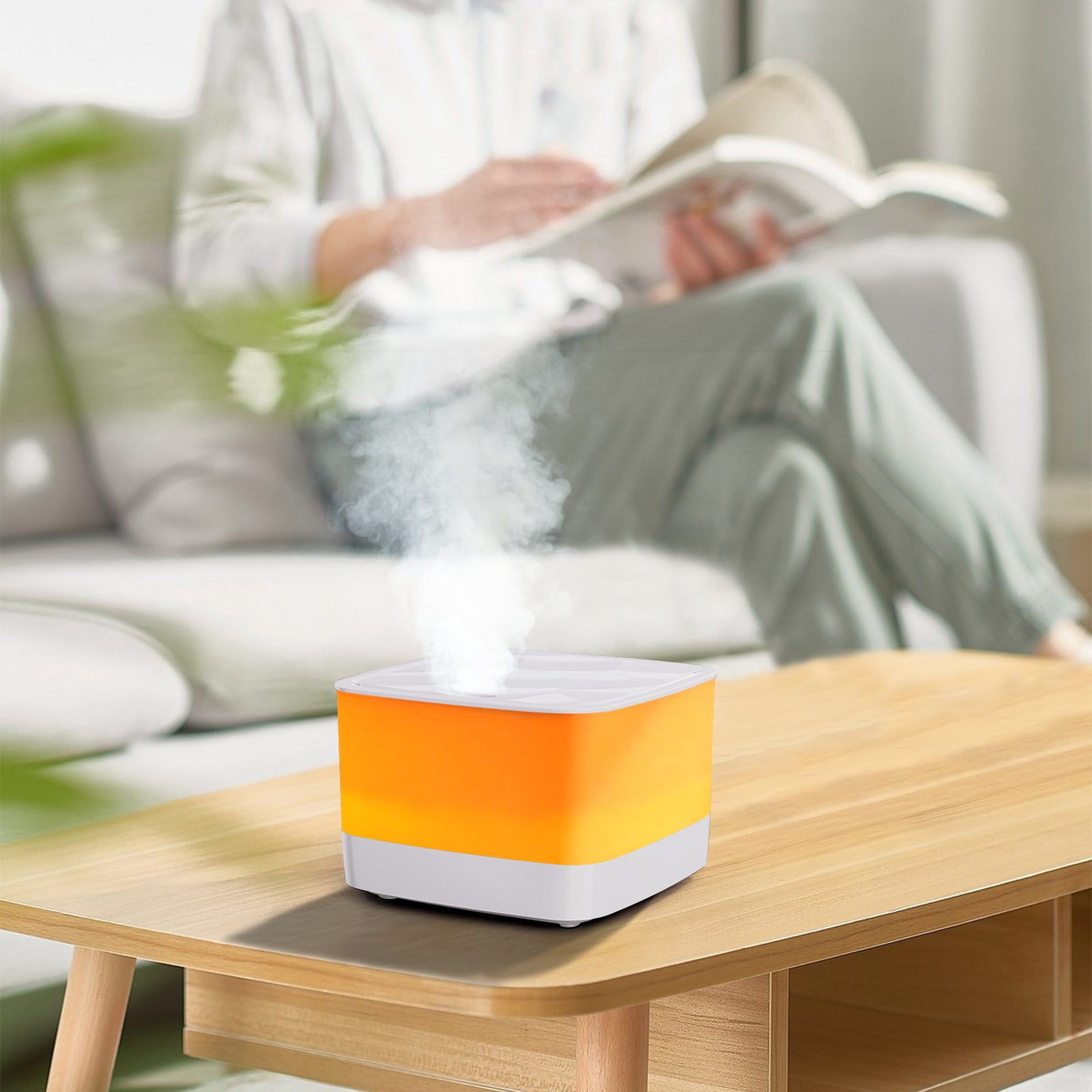 COM1950s Wood Grain Aromatherapy Remote Control Essential Oil ...