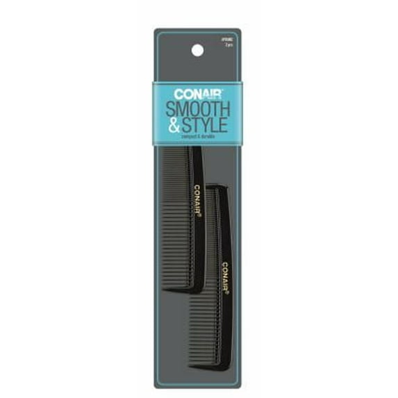 Conair Compact Size Pocket Combs - 2 ct Hair Styling Set - Walmart.com