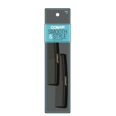 Professional Quality 5" Heavy Duty Pocket Comb, Unbreakable, Black, 4 ...