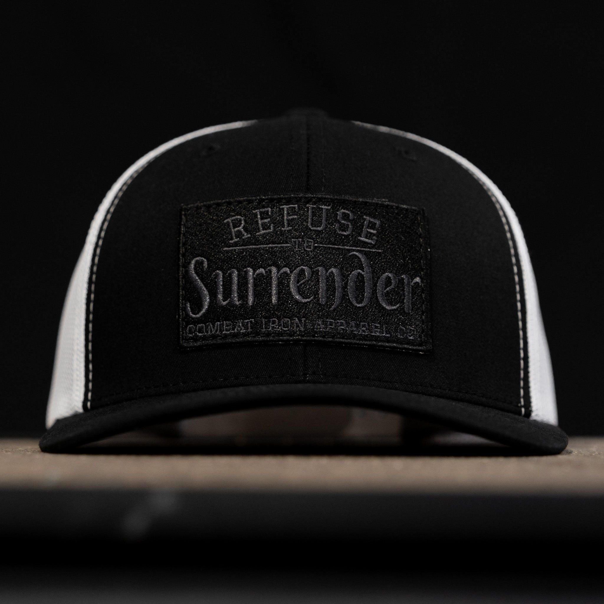 COMBAT IRON APPAREL™ Refuse To Surrender Blacked Out Patch Mid-Profile ...