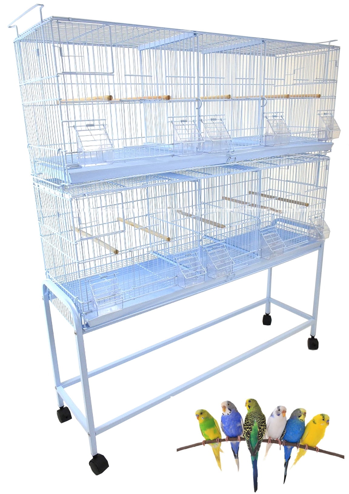 COMBO EXTRA LARGE Two of Triple Stack & Lock Breeding Breeder Flight ...