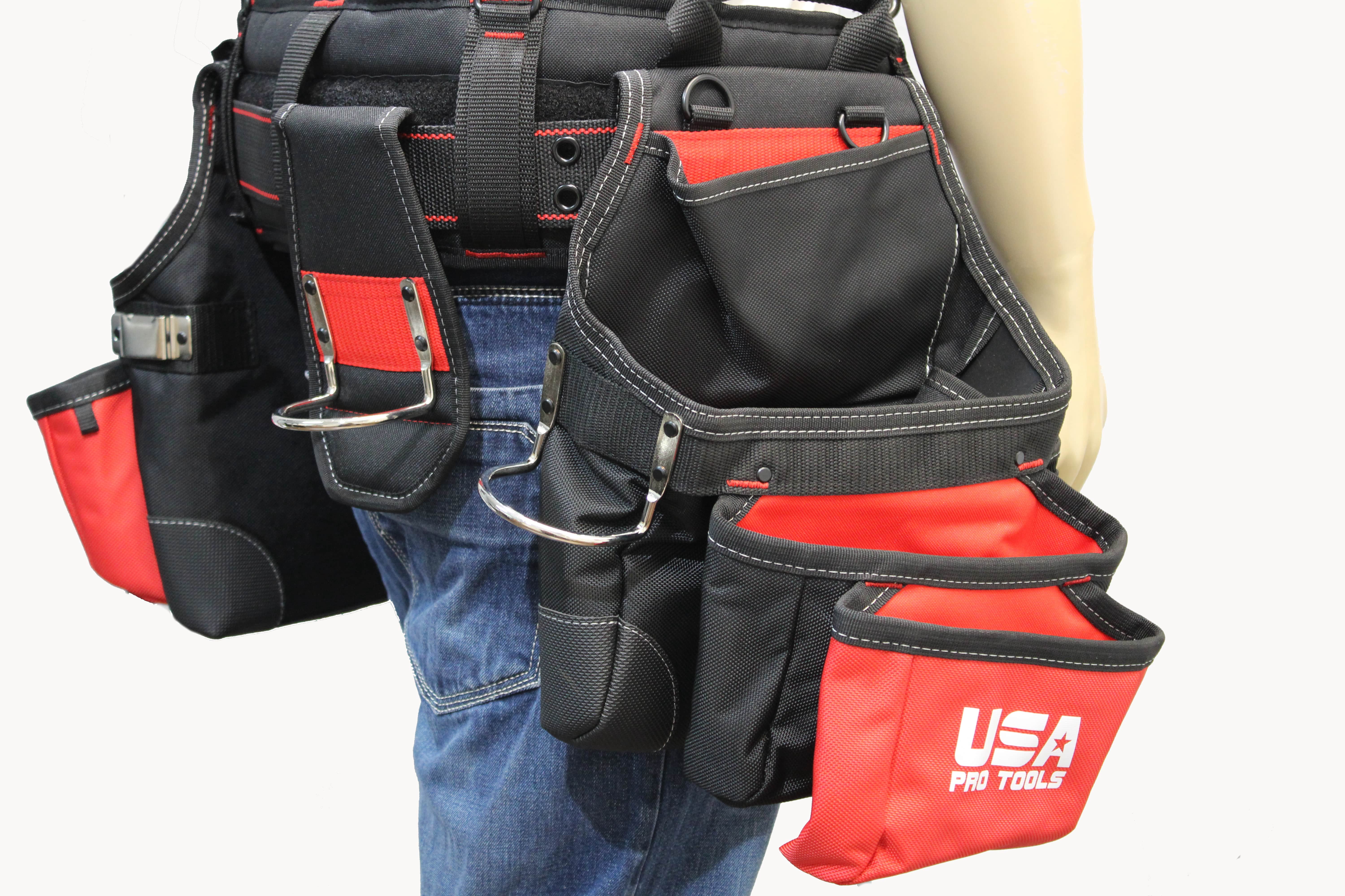 COMBO TOOL BELT BLACK AND RED - Walmart.com