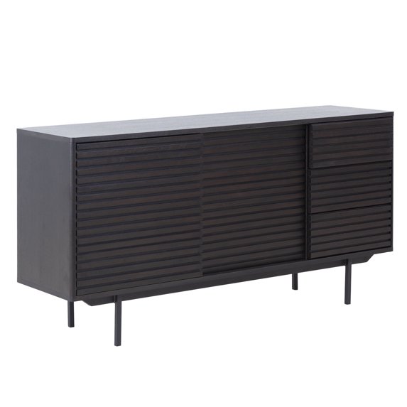 COMBO mid century Sideboard Buffet Table or TV Stand with storage for ...