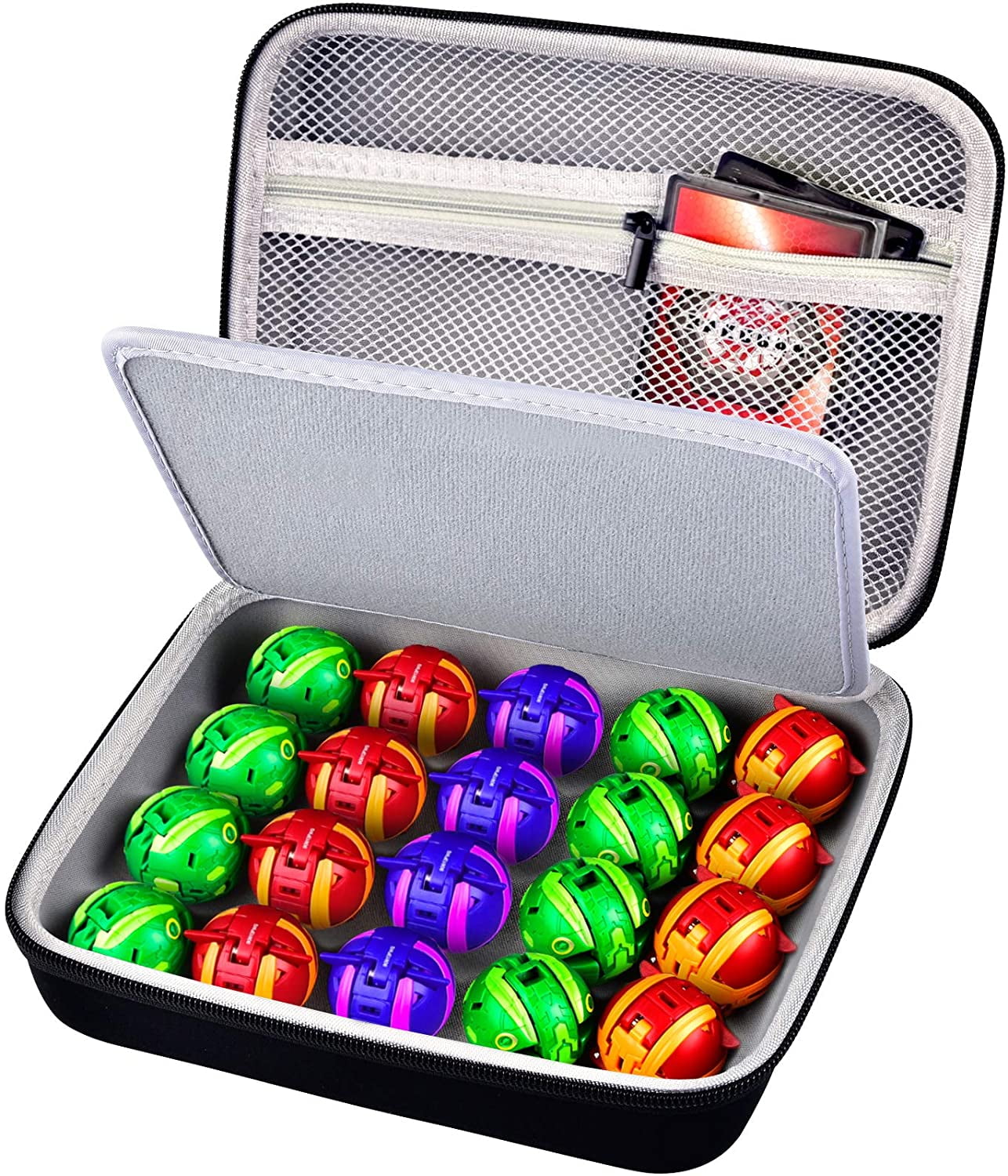 Bonarca Toy Organizer Storage Case for Bakugan Figures, for BakuCores ...