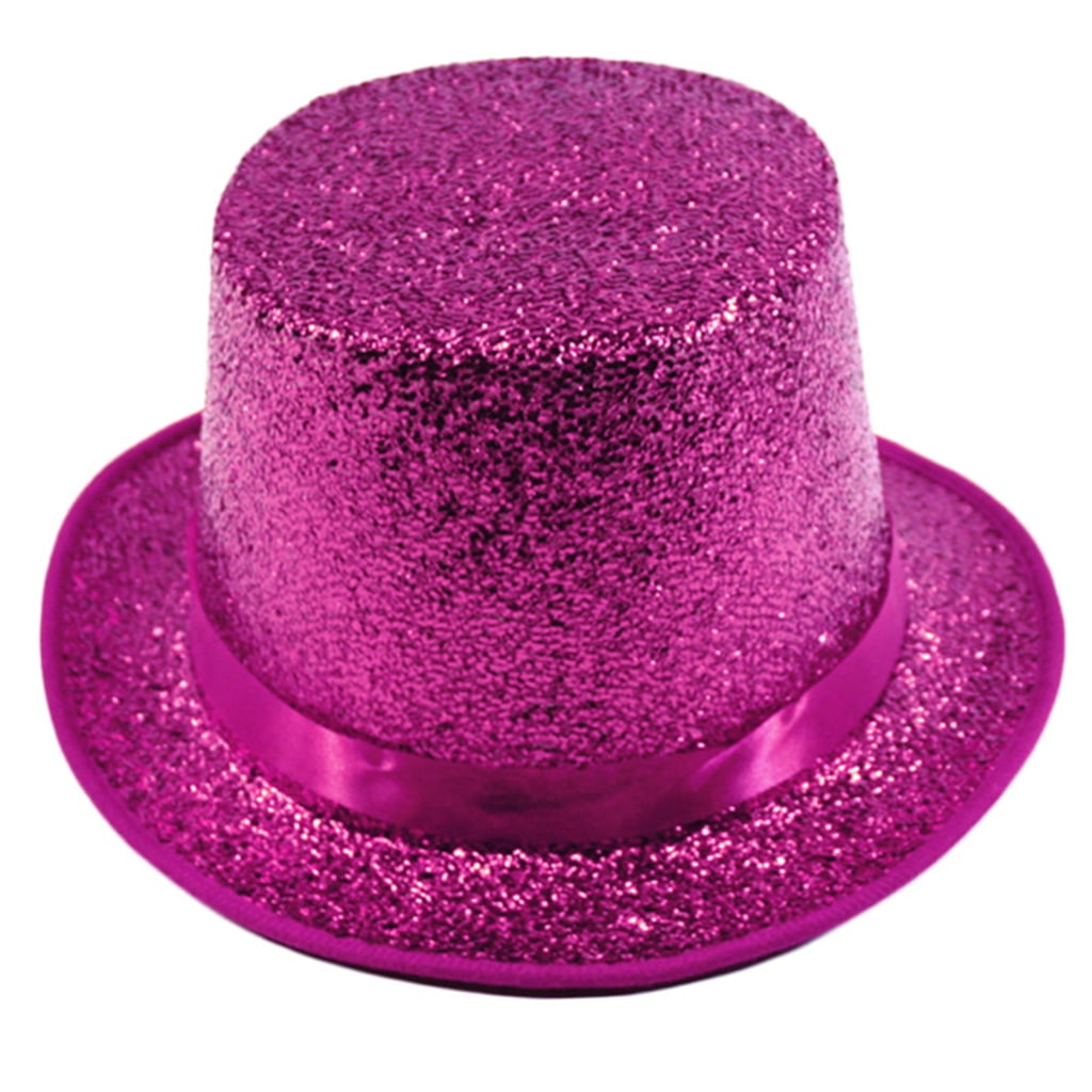 COMEET Aduts Hat, Modern Top Hat Victorian Age Blingbling Short Brim ...