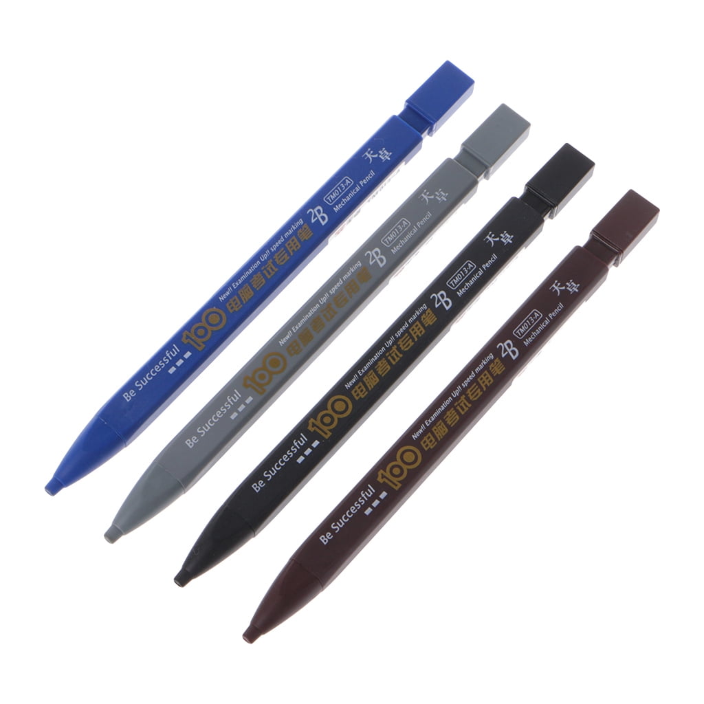 COMEET Ballpoint Pen,2B Black Holder Exam Mechanical Pencil Automatic ...