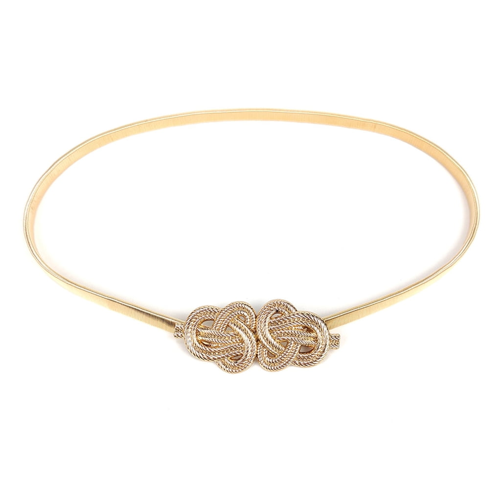 COMEET Belt, Elegant Ladies Spring Belt Delicate Chinese Knot Button ...
