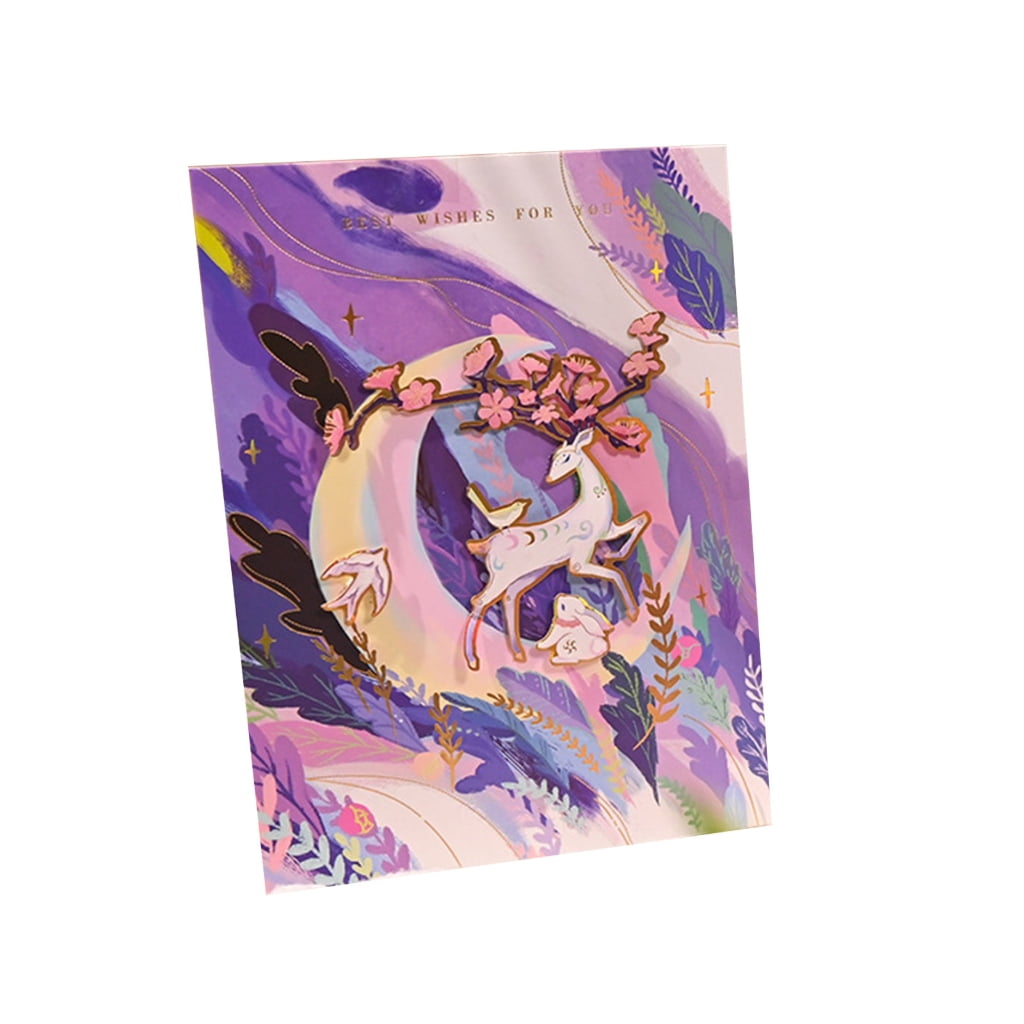 COMEET Birthday Card, Handcraft Birthday Card 3D PopUp Greeting Card ...