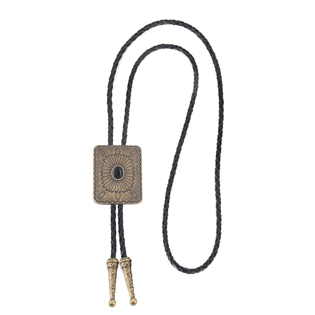 COMEET Bolo Tie, Vintage Western Lariat Tie Floral Necktie Punk Lariat ...