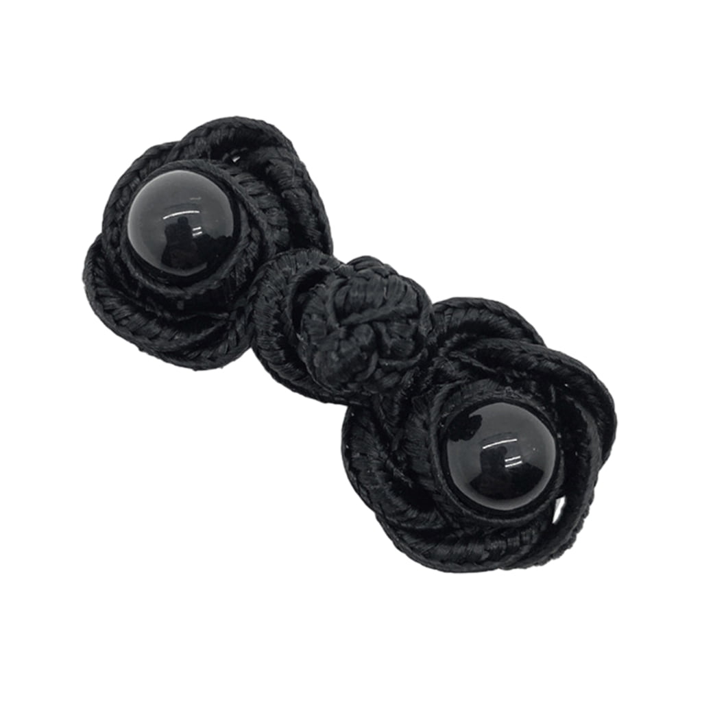 COMEET Button, Handmade Rose Sewing Crystal/Pearl Button Cheongsam ...