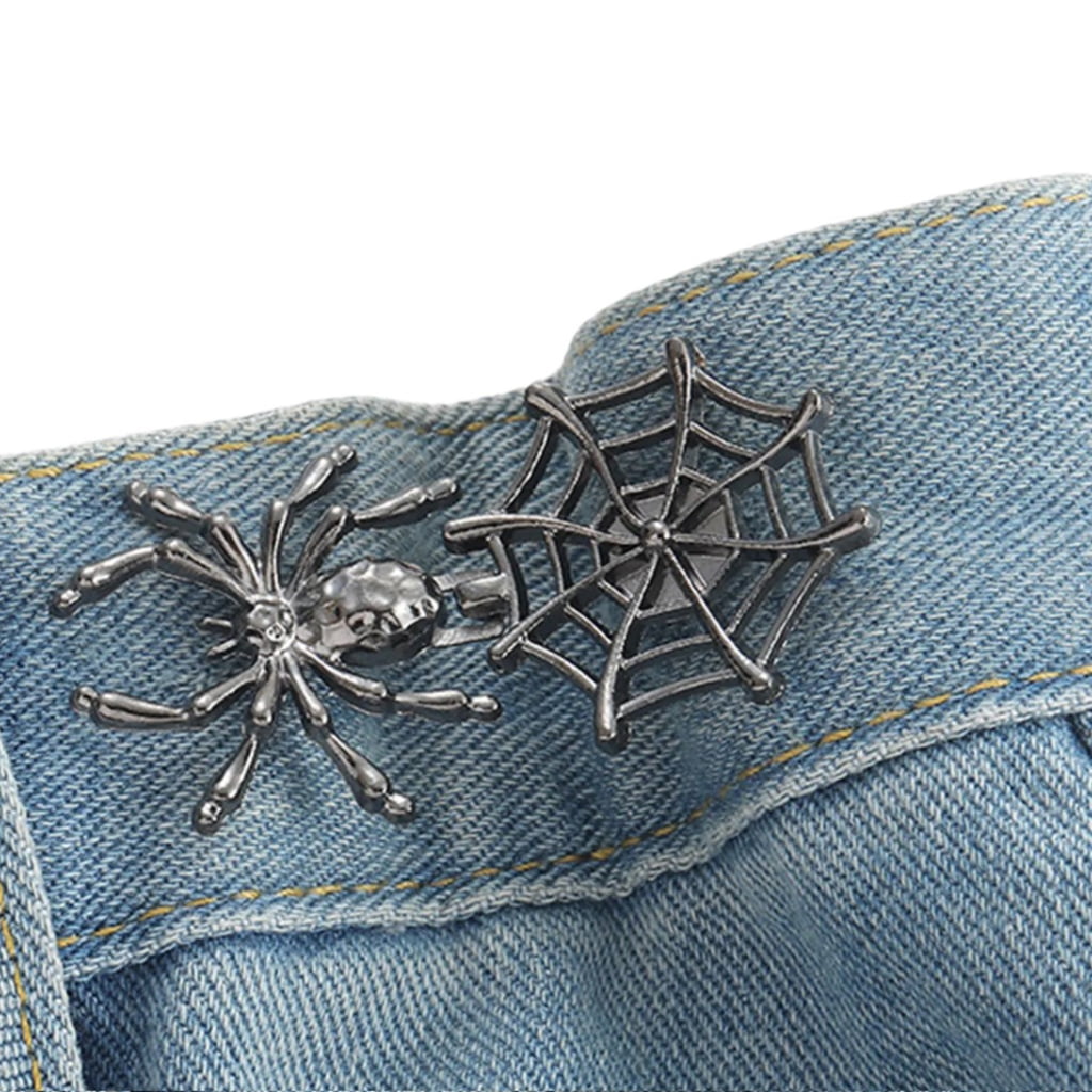 COMEET Button, Spiderweb Shape Tighten Waist Button for Skirt Pant ...