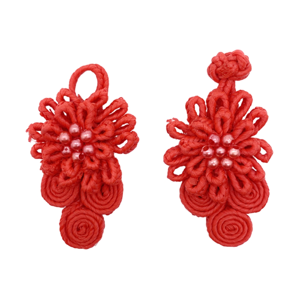 COMEET Buttons, Chinese Snowflake Knot Beads Button Cardigan Buttons ...