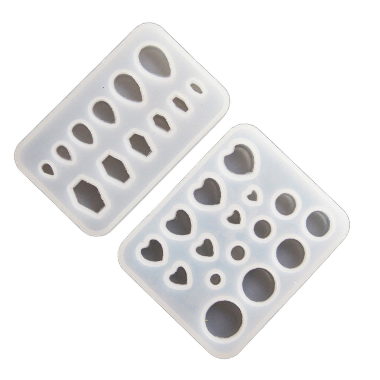 COMEET Earring Molds,2Pcs Ear Rings Epoxy Mould Eye Catching Gothics ...