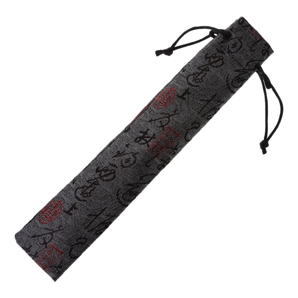 COMEET Fan Pouch, Chinese Calligraphy Decorative Folding Hand Fan Bag ...