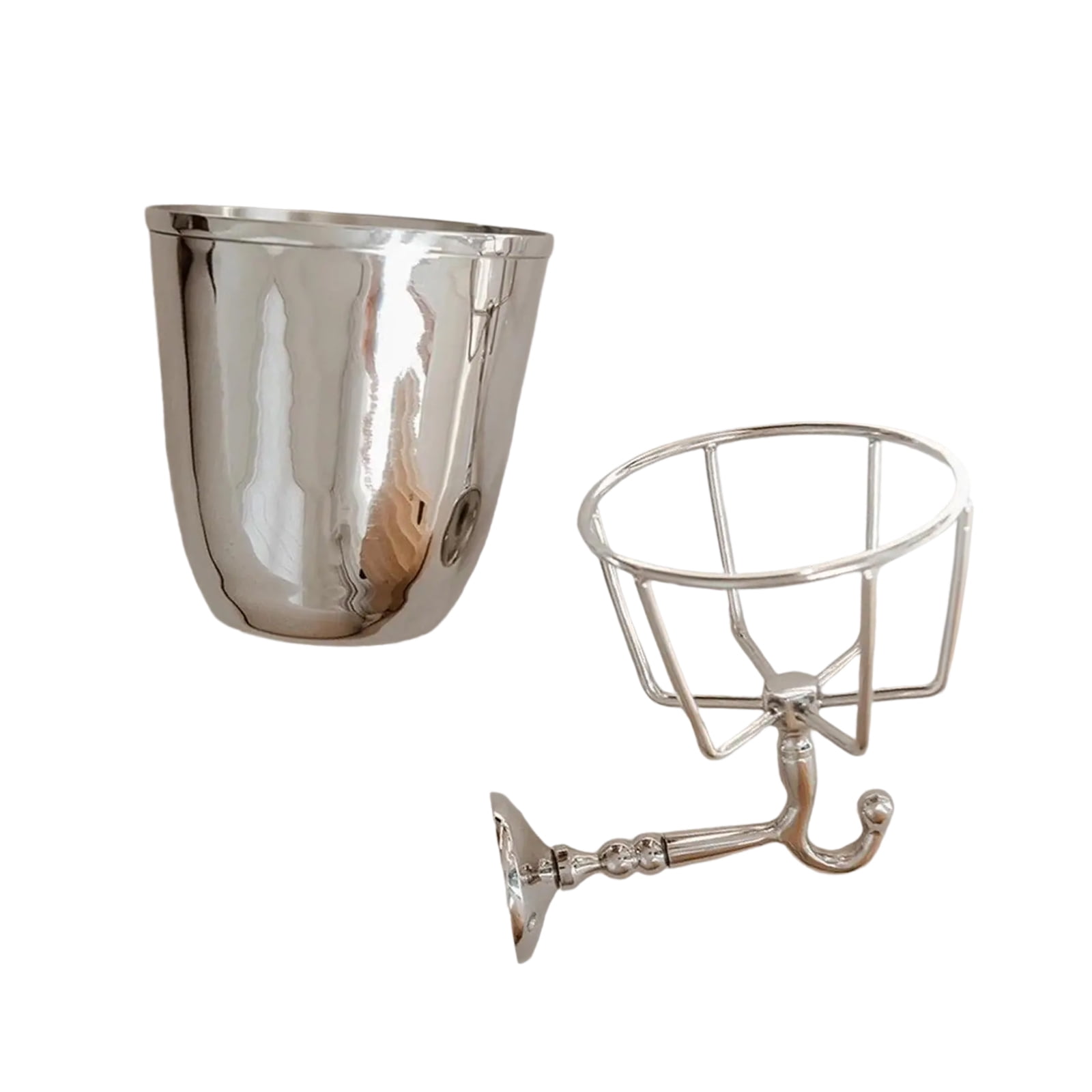 COMEET Floral Vases,Elegant Wall Vessel Vintage Metal Container Vase ...