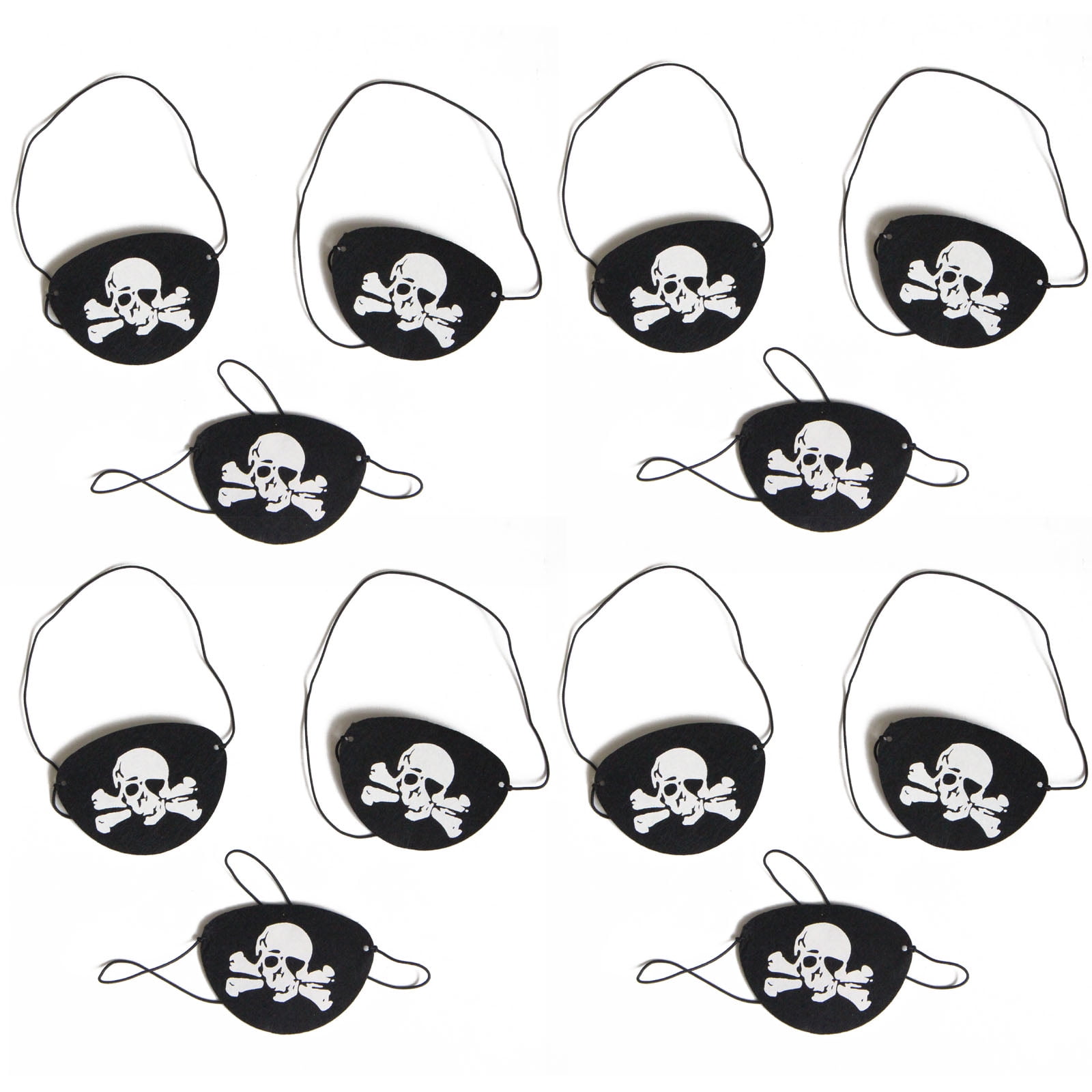 COMEET Hanging Pendant, 12Pieces Felt Pirate Eye Patches For Halloween ...
