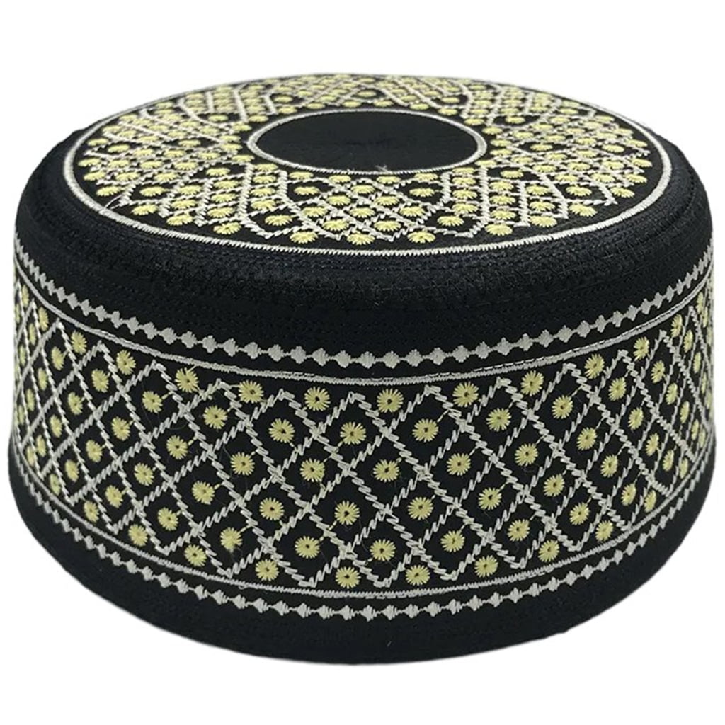 COMEET Hat Cap, Muslims Men Namaz Prayer Hat Traditional Kufi Hat Eid ...