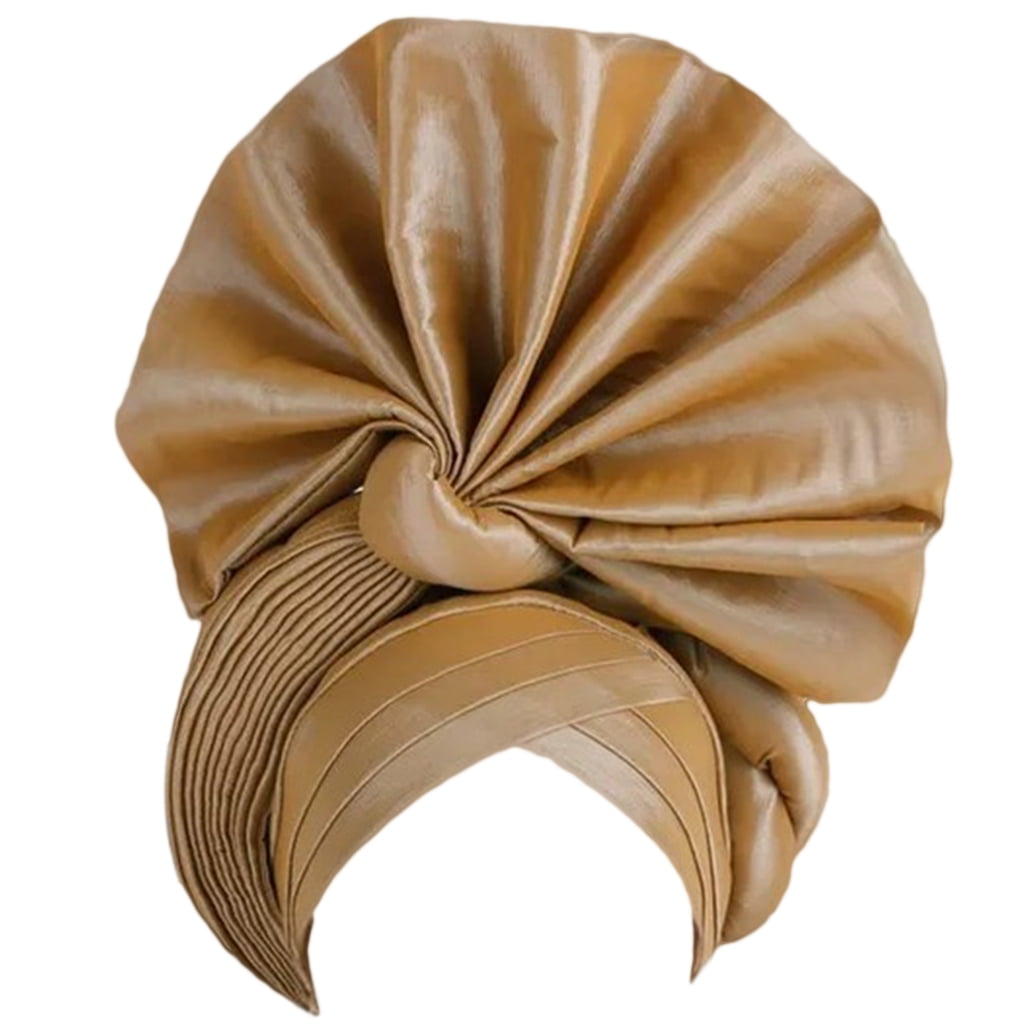 COMEET Hat Wear, African Stretch Auto Hair Wrap Turban Headband for ...