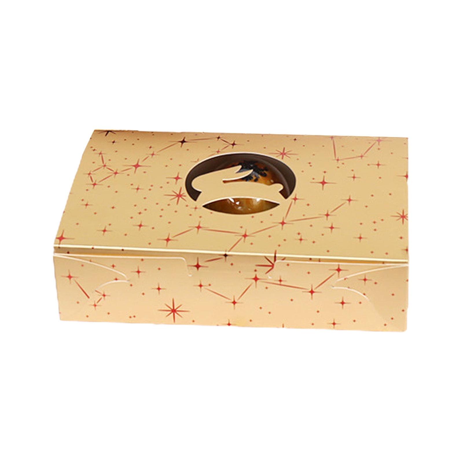 COMEET Mooncake Boxes, Packaging Box 6 Portable Box Cupcake Muffin ...