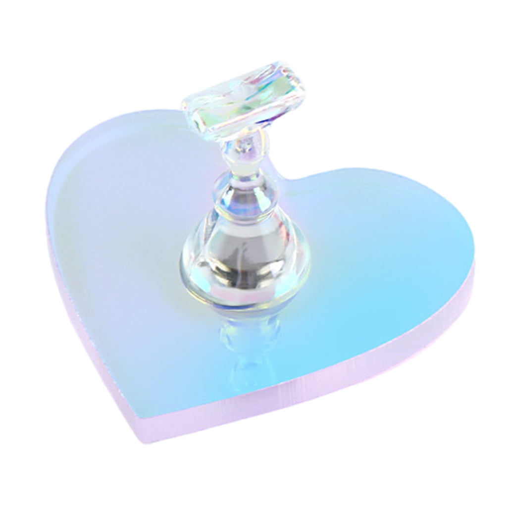 COMEET Nail Practice Base, Stand for Press On Holder Acrylic Nails Art ...