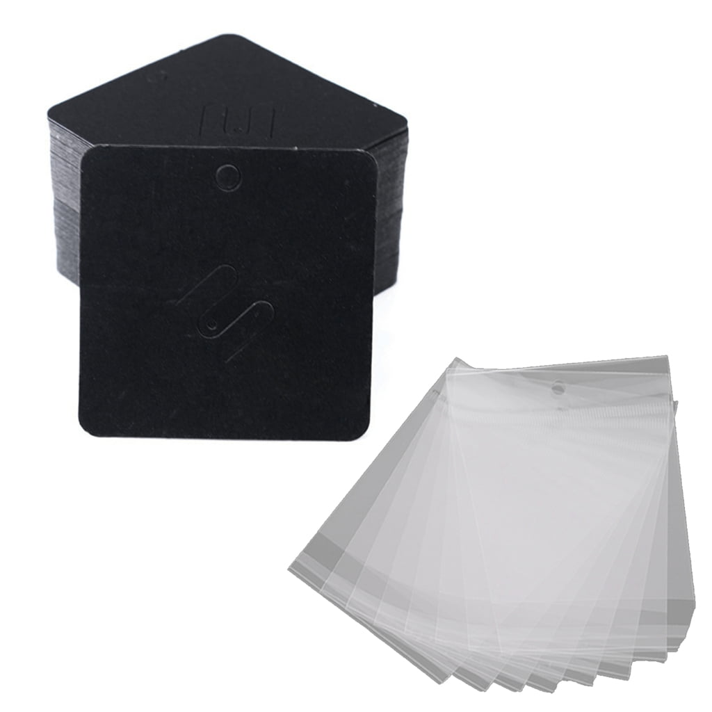 COMEET Packaging Card, 100Pcs/ Brooches Display Card Kraft Paper-Tag ...